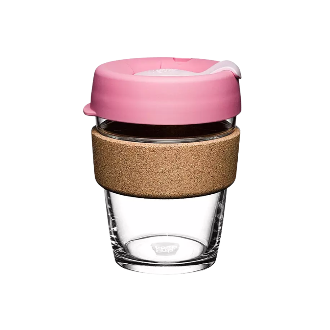 KeepCup - Brew Cork - 12oz (Pink) – Dog & Hat Coffee